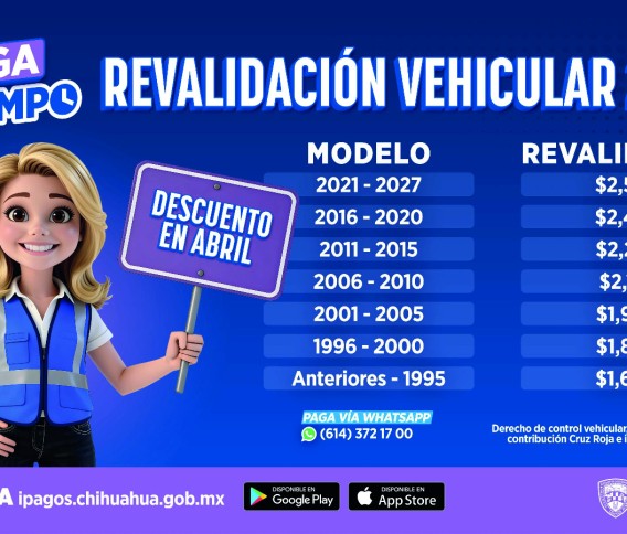 ESTOS SON LOS DESCUENTOS EN REVALIDACIÓN VEHICULAR 2026